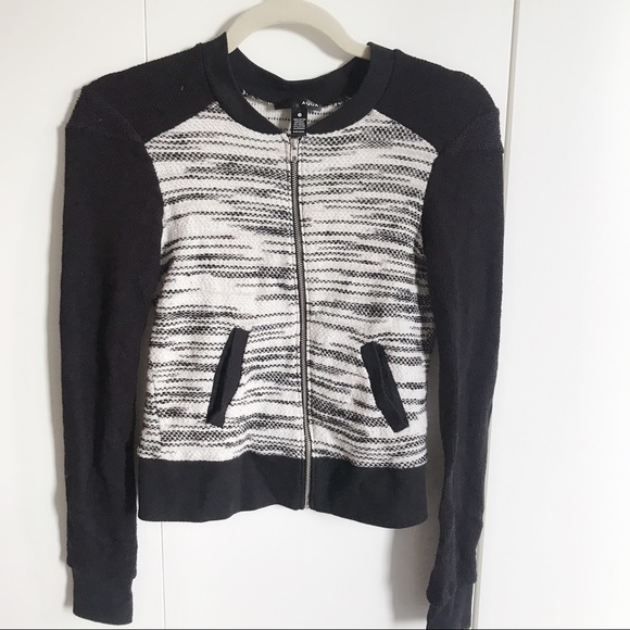 Aqua | Jackets & Coats | Aqua Contrast Jacket | Poshmark